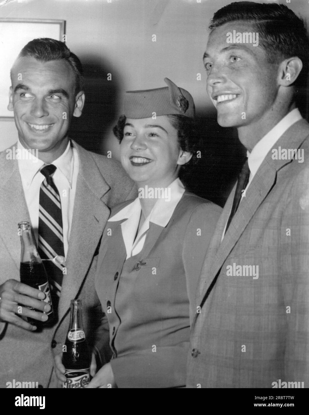 Left by ***** American ***** Vic Sexican & Tony Trabert winners of ...