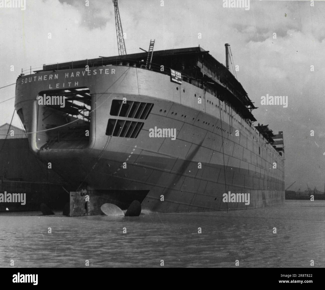 Whaling Factory Tankers. The cruiser stern with the aperture through ...