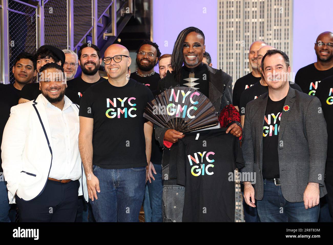 New York, NY, USA. 22nd June, 2023. Gay Men's Choir, Billy Porter at a ...