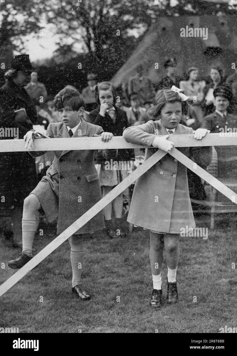 Royal Children visit the Windsor rural district "Wings for Victory ...