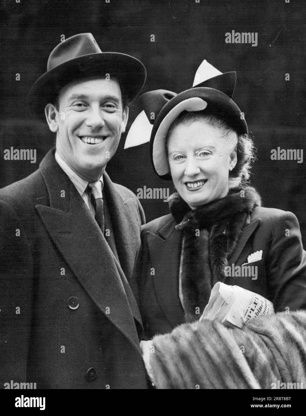 Tommy 'Answers' For Britain -- Accompanied by his wife, 'VI', comedian ...