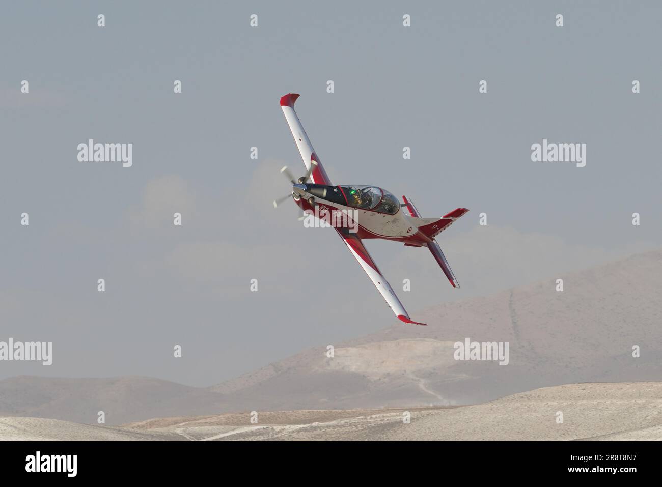 ESKISEHIR, TURKIYE - SEPTEMBER 18, 2022: Turkish Air Force TAI Hurkus B ...