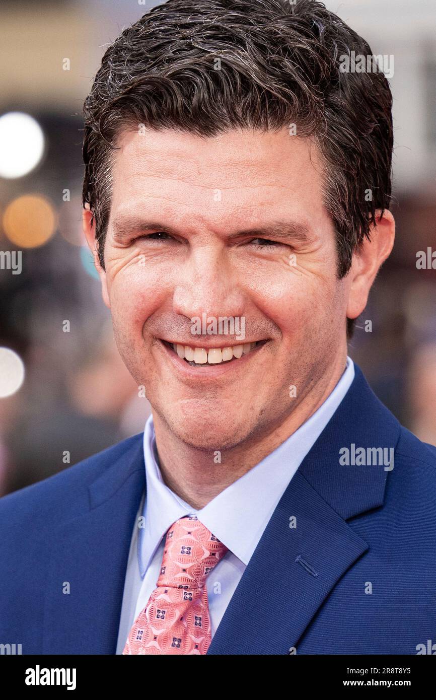 Jeff Fowler poses for photographers upon arrival at the premiere of the ...