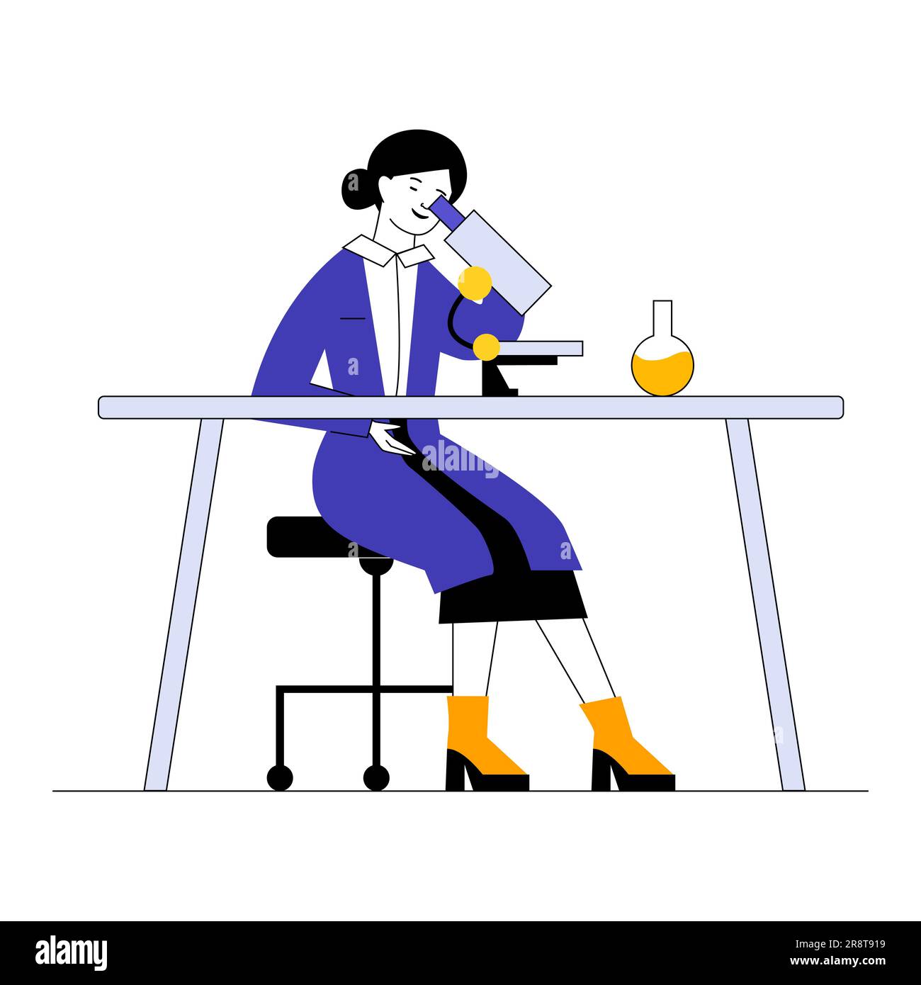 Chemical laboratory assistant Cut Out Stock Images & Pictures - Alamy