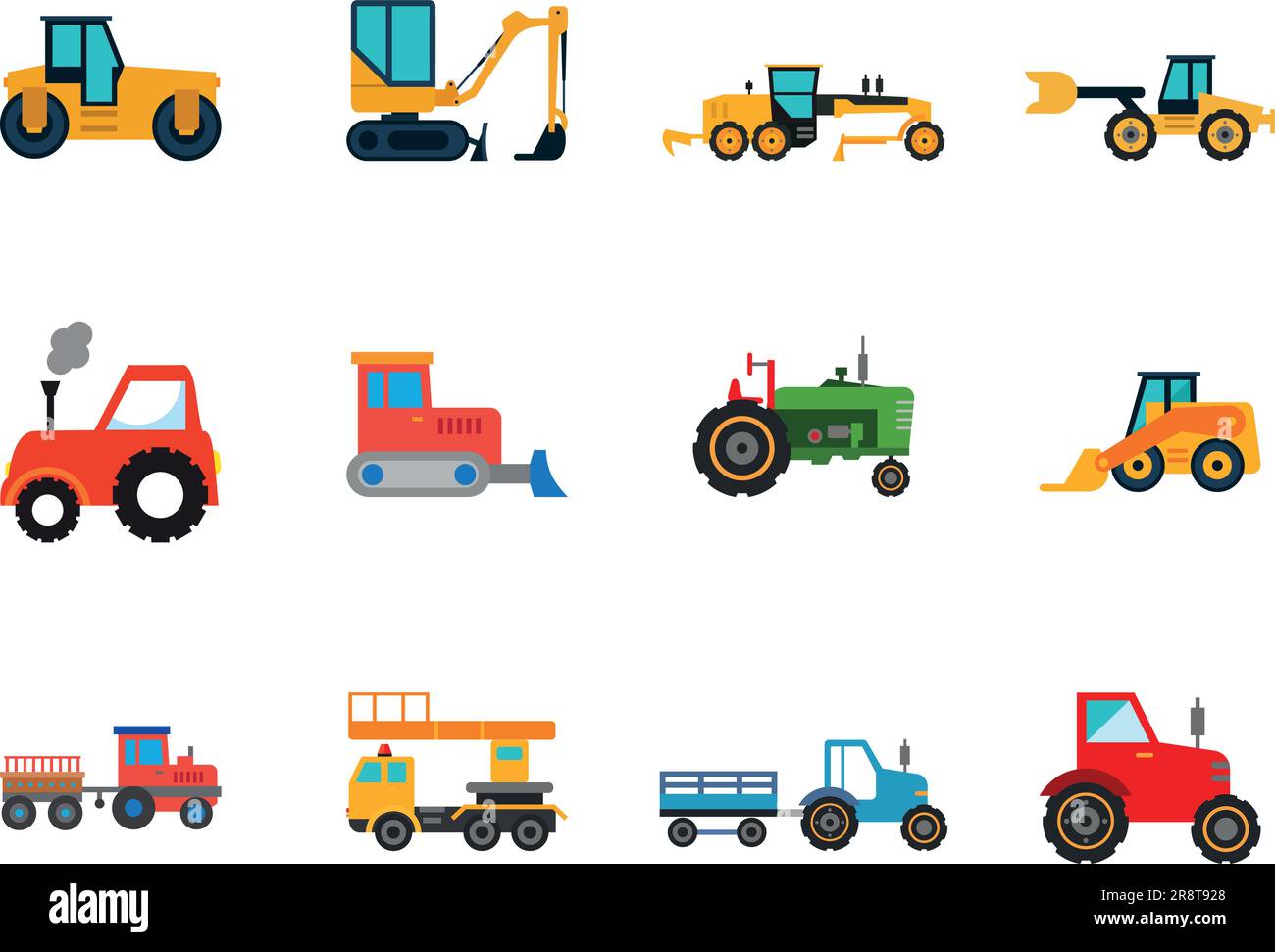 Heavy Cars Icon Set Stock Vector Image & Art - Alamy