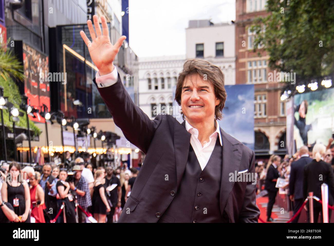 Tom Cruise poses for photographers upon arrival at the premiere of the ...