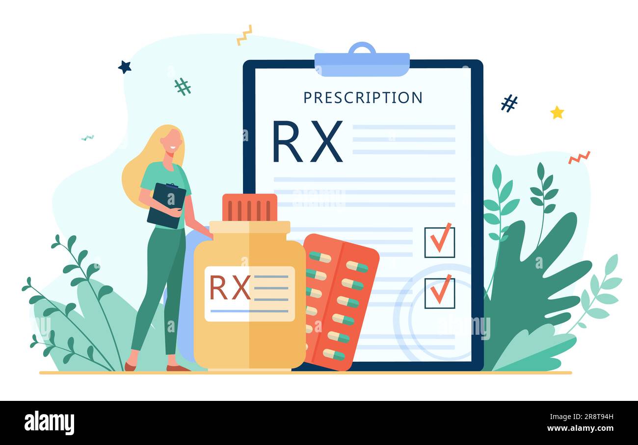 Physician rx prescription Cut Out Stock Images & Pictures - Alamy
