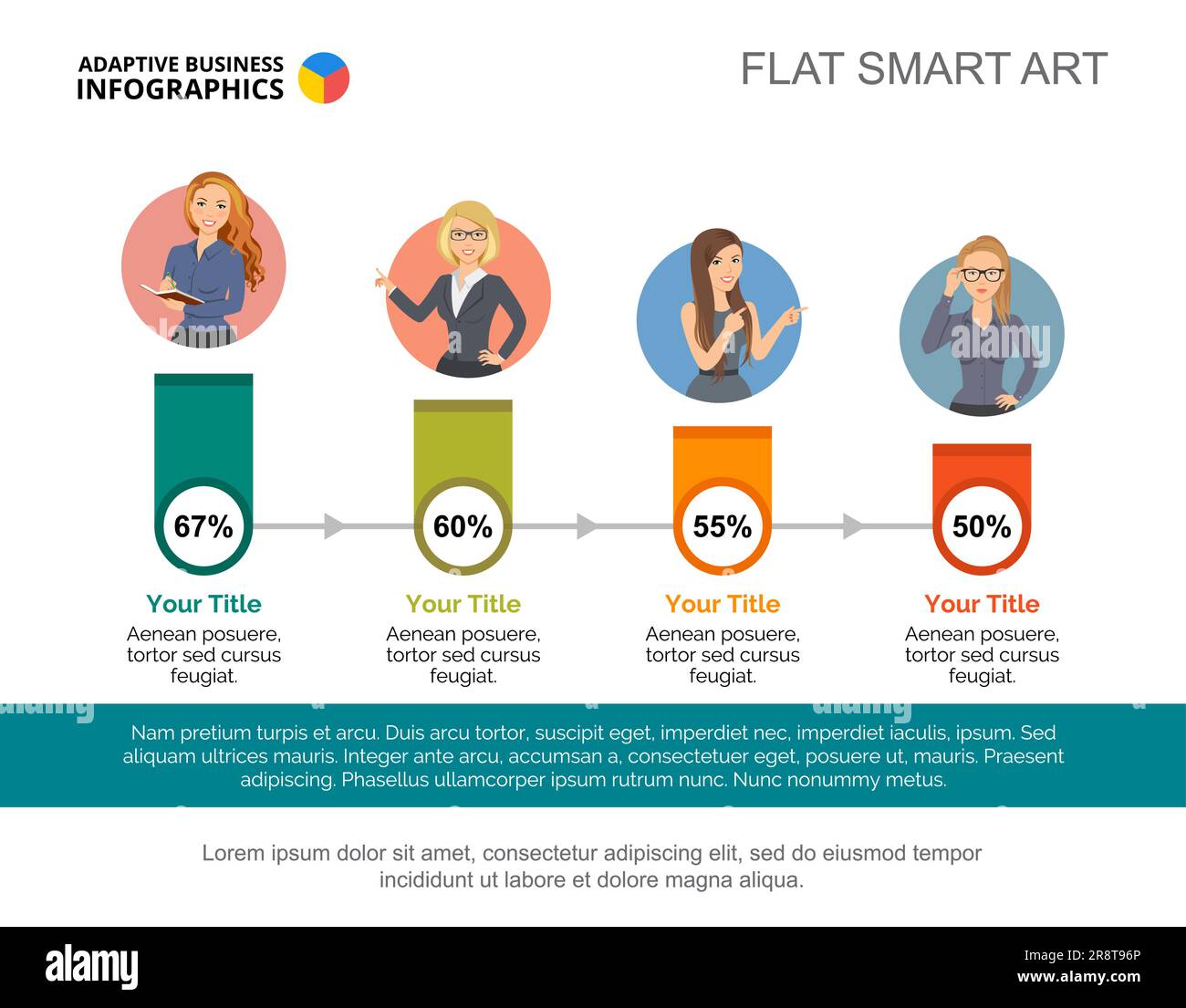 Percentage Infographic Design Slide Template Stock Vector Image & Art ...