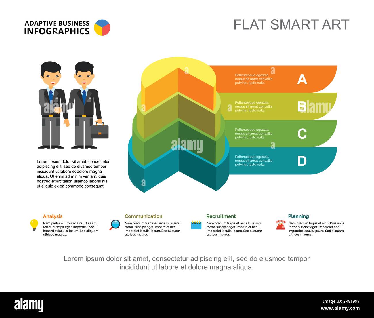 Four Options Deal Slide Template Stock Vector Image & Art - Alamy