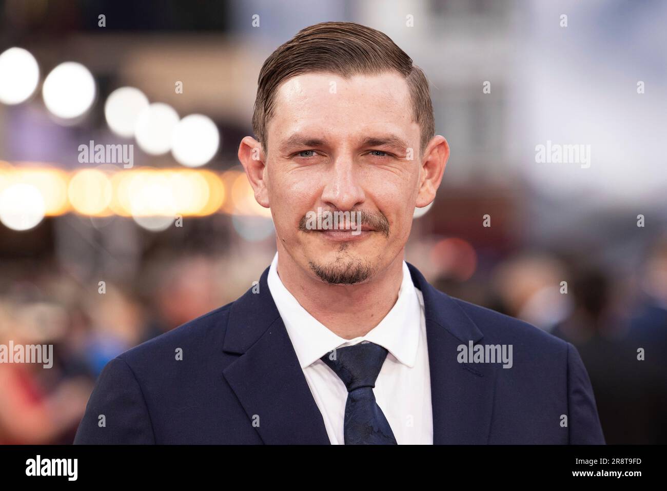 Frederick Schmidt poses for photographers upon arrival at the premiere ...