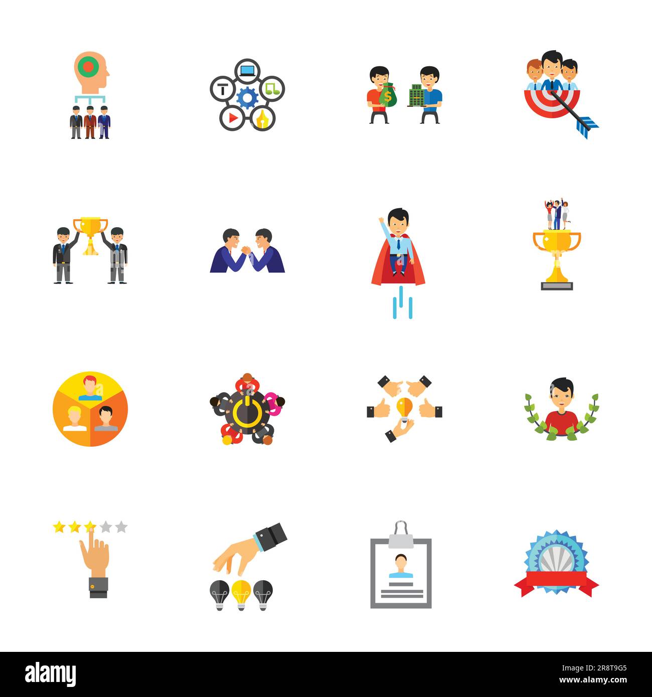 Team icon set Stock Vector Image & Art - Alamy