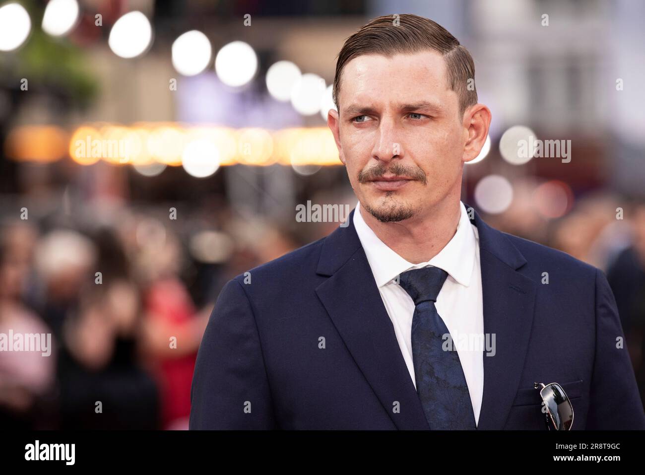 Frederick Schmidt poses for photographers upon arrival at the premiere ...