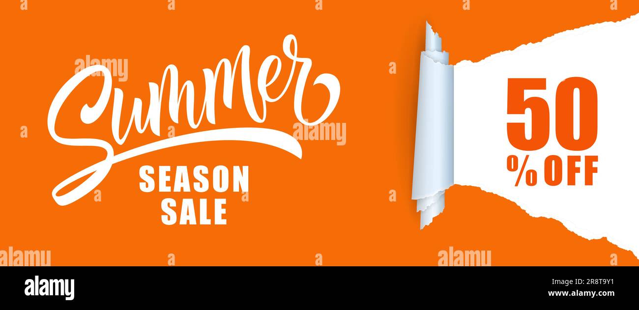 Season sale lettering Stock Vector Image & Art - Alamy