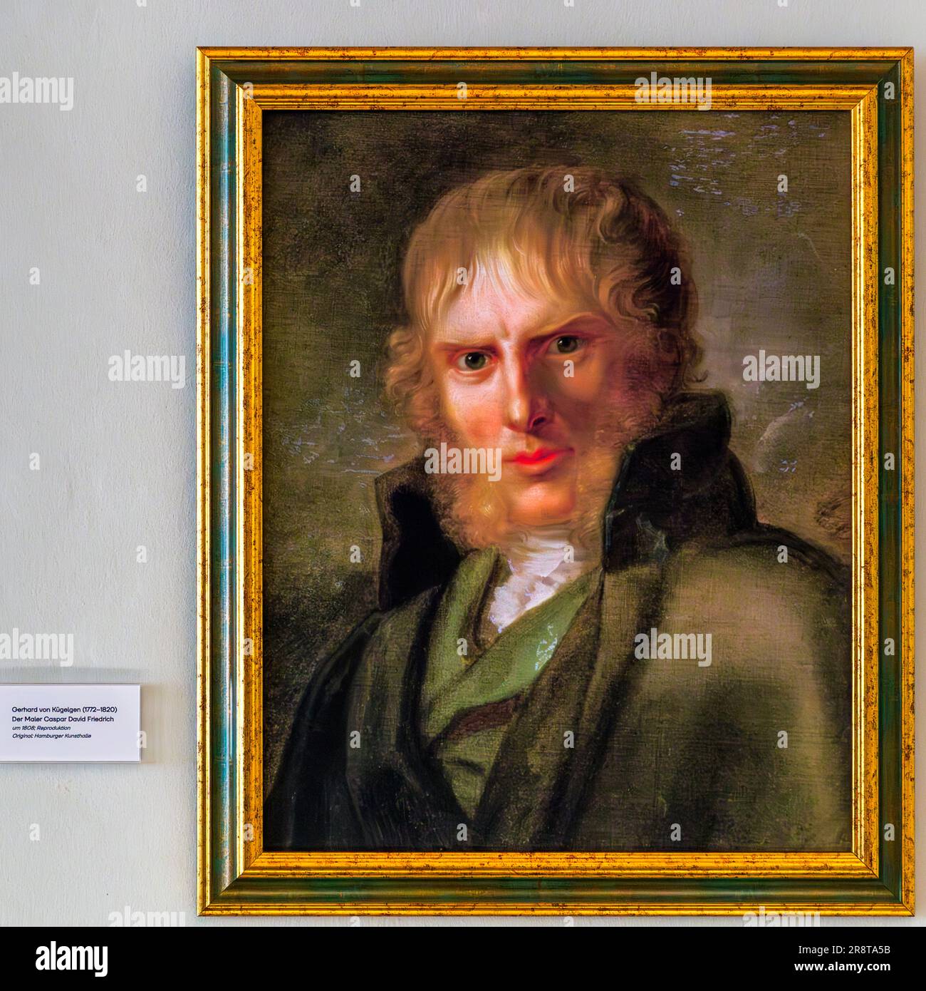 Portrait of the young Caspar David Friedrich, born 5.9.1774 in ...