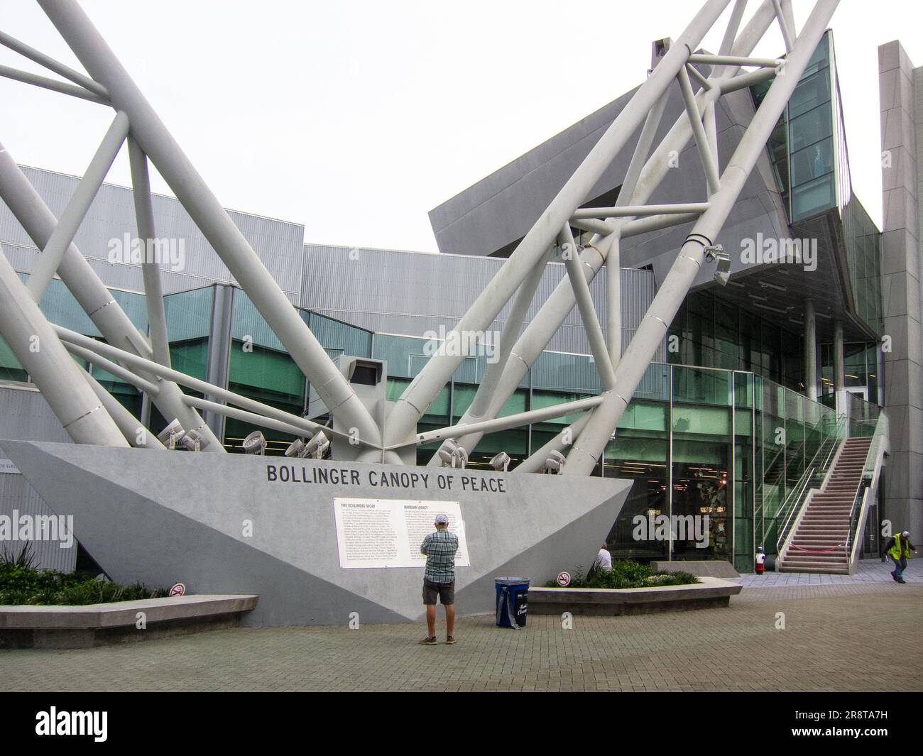 World War II Museum in New Orleans, LA. Courtyard and Canopy of Peace ...