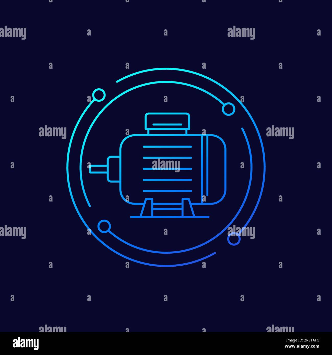 Electrical circuit motor Stock Vector Images - Alamy