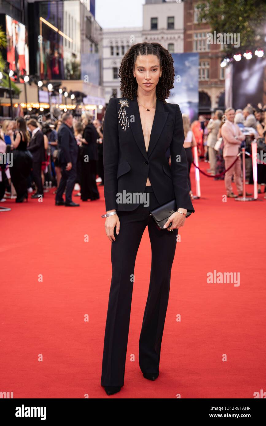 Jordan Rand poses for photographers upon arrival at the premiere of the ...