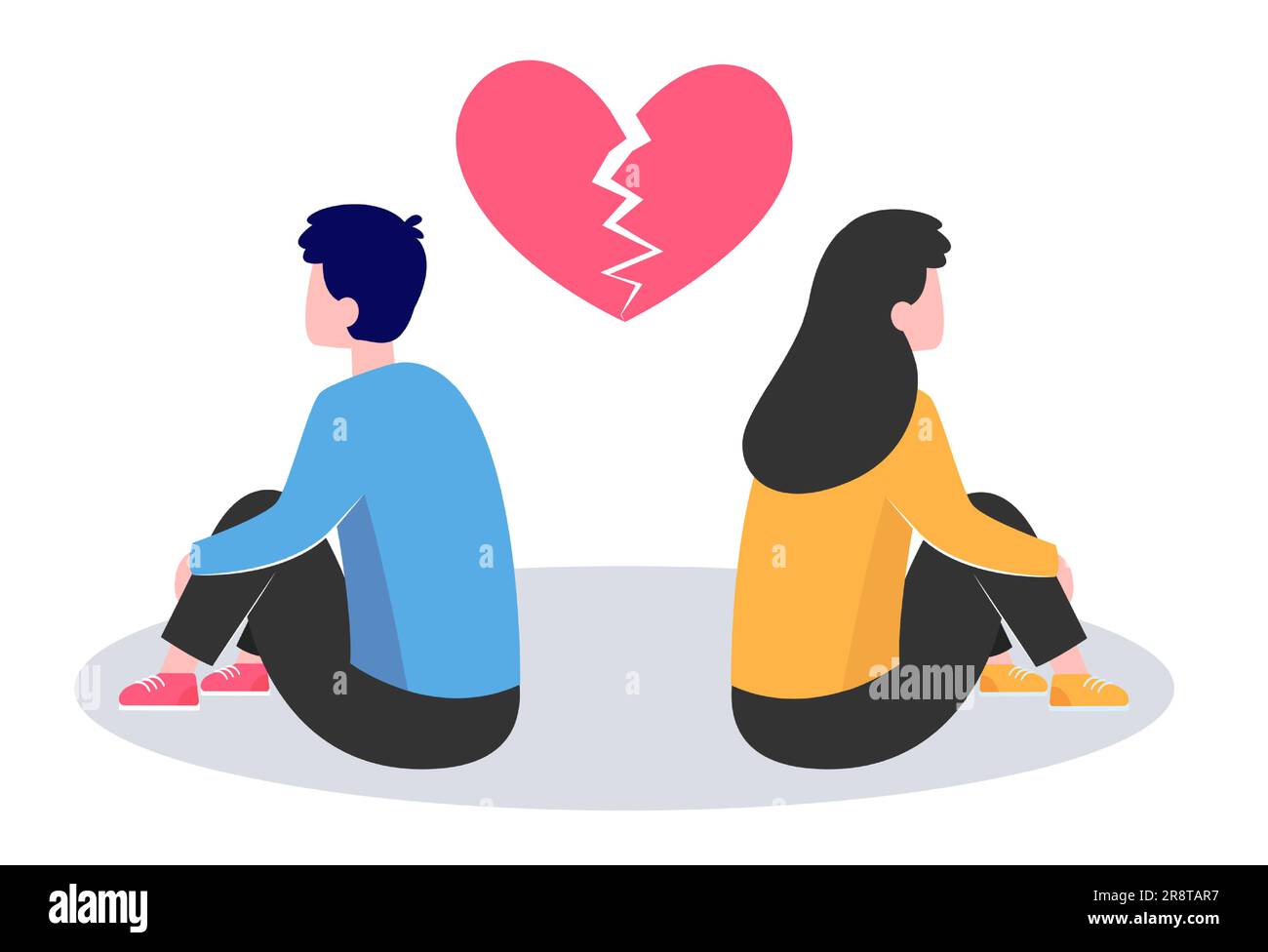 Conflict in couple Stock Vector Image & Art - Alamy