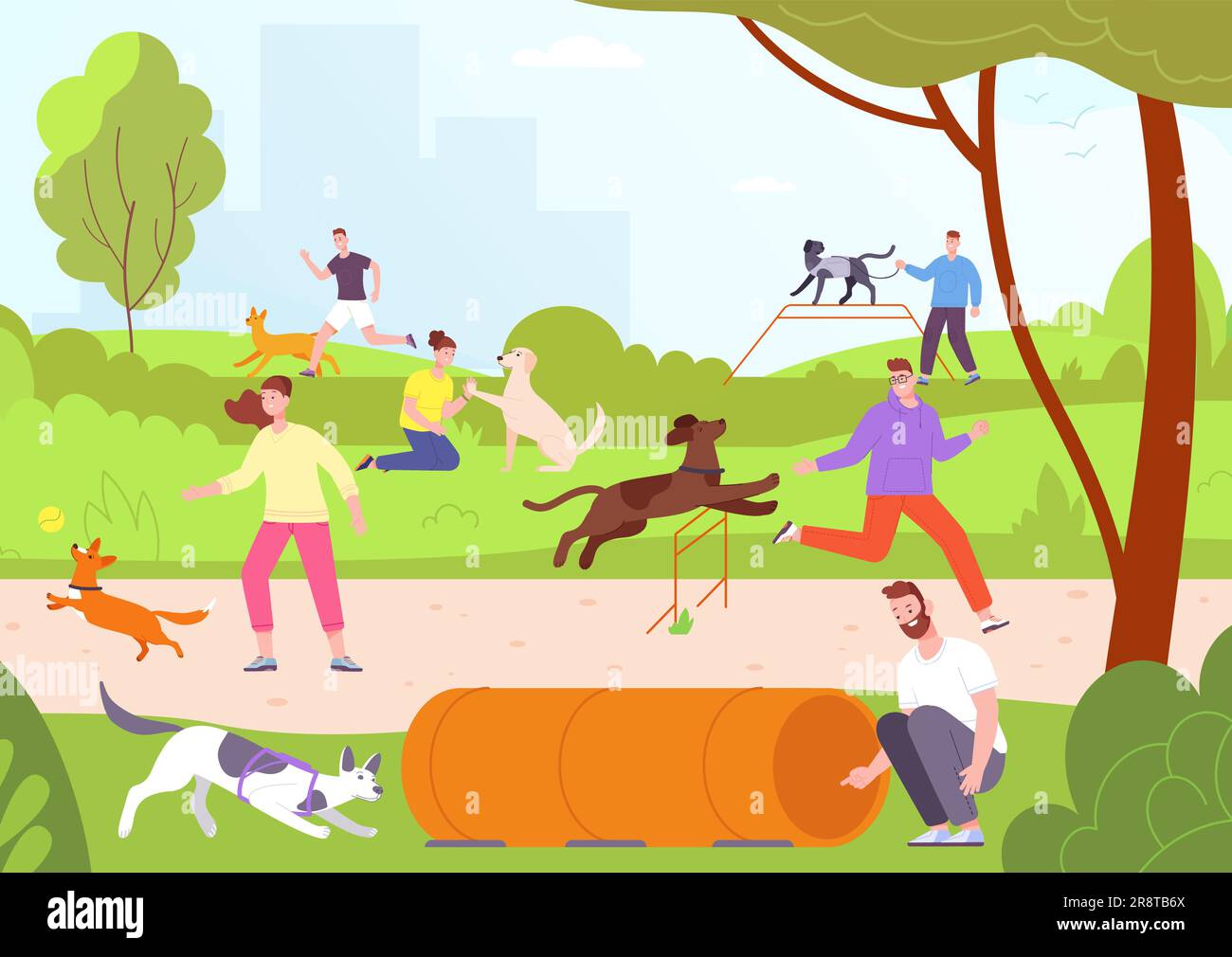 Canine area Stock Vector Images - Alamy