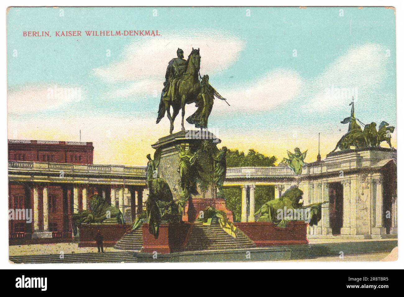 Germany, Berlin - Circa 1906: Vintage postcard, hand-tinted photograph ...