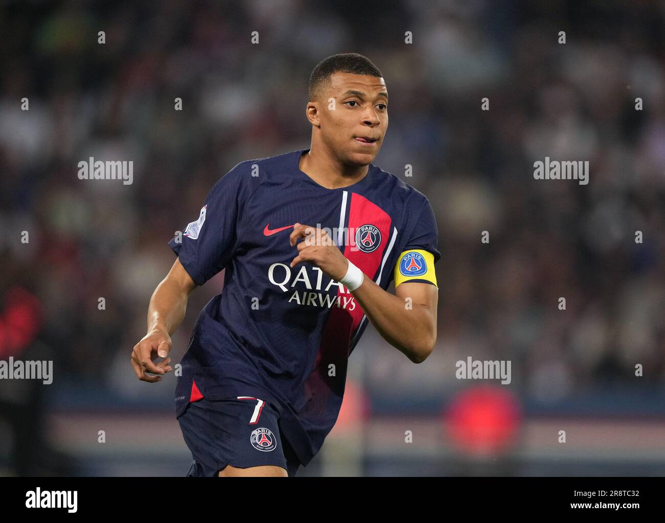 Kylian Mbappe Of PSG During The Ligue 1 Match Between Paris Saint Kylian Mbappe Of PSG During The Ligue 1 Match Between Paris Saint