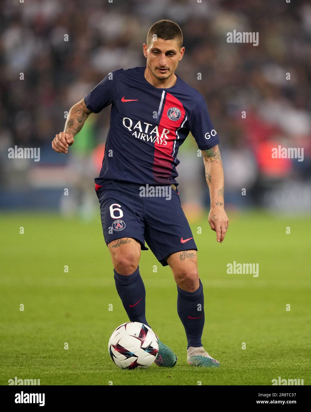 Marco Verratti of PSG during the Ligue 1 match between Paris Saint ...