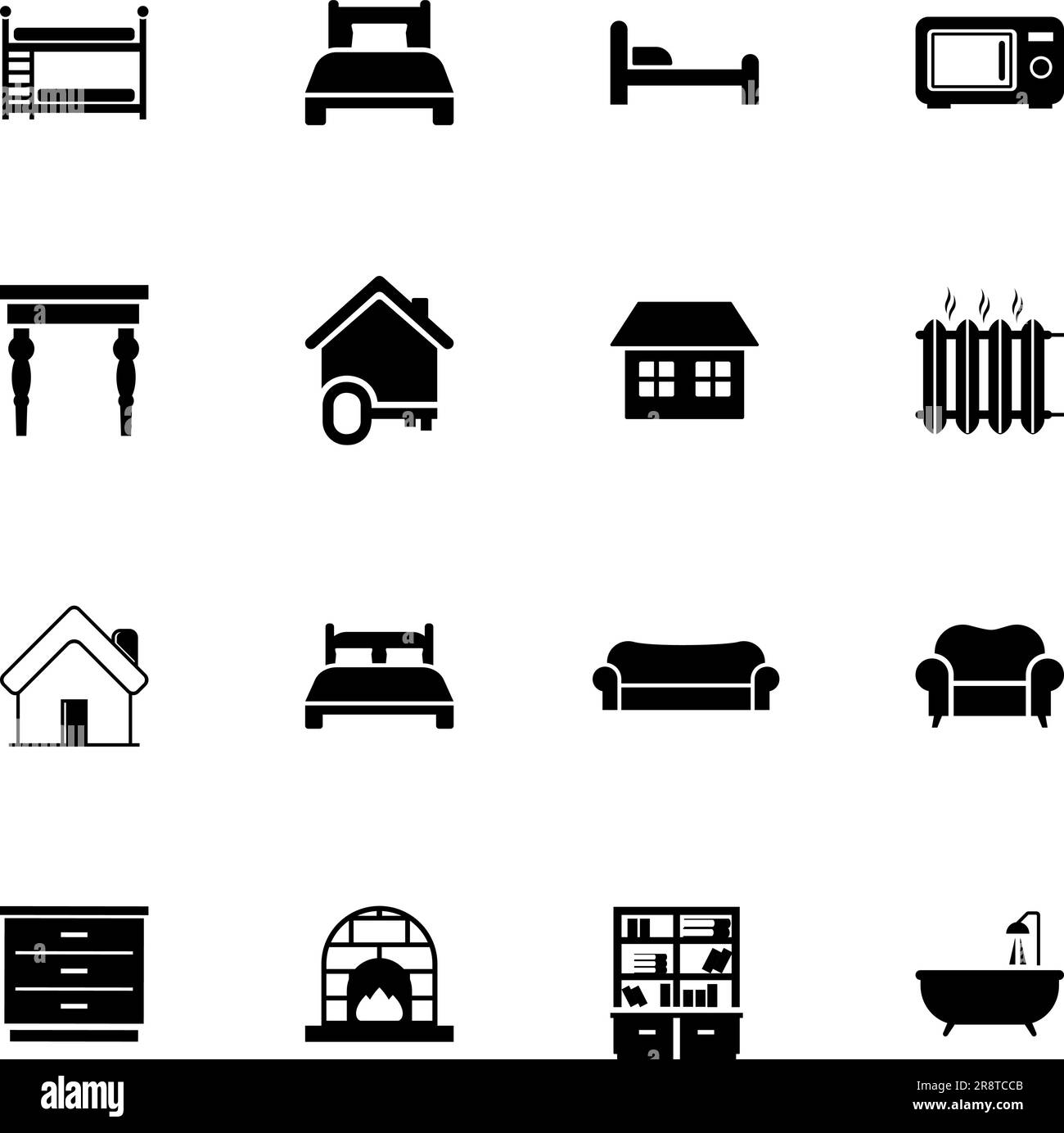 House keeping icon set Stock Vector Image & Art - Alamy