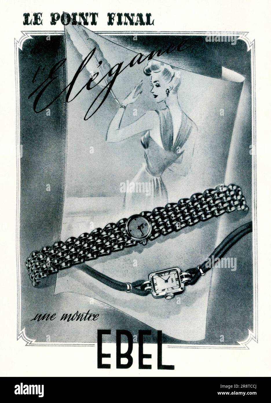 1940s ad watch hi-res stock photography and images - Alamy
