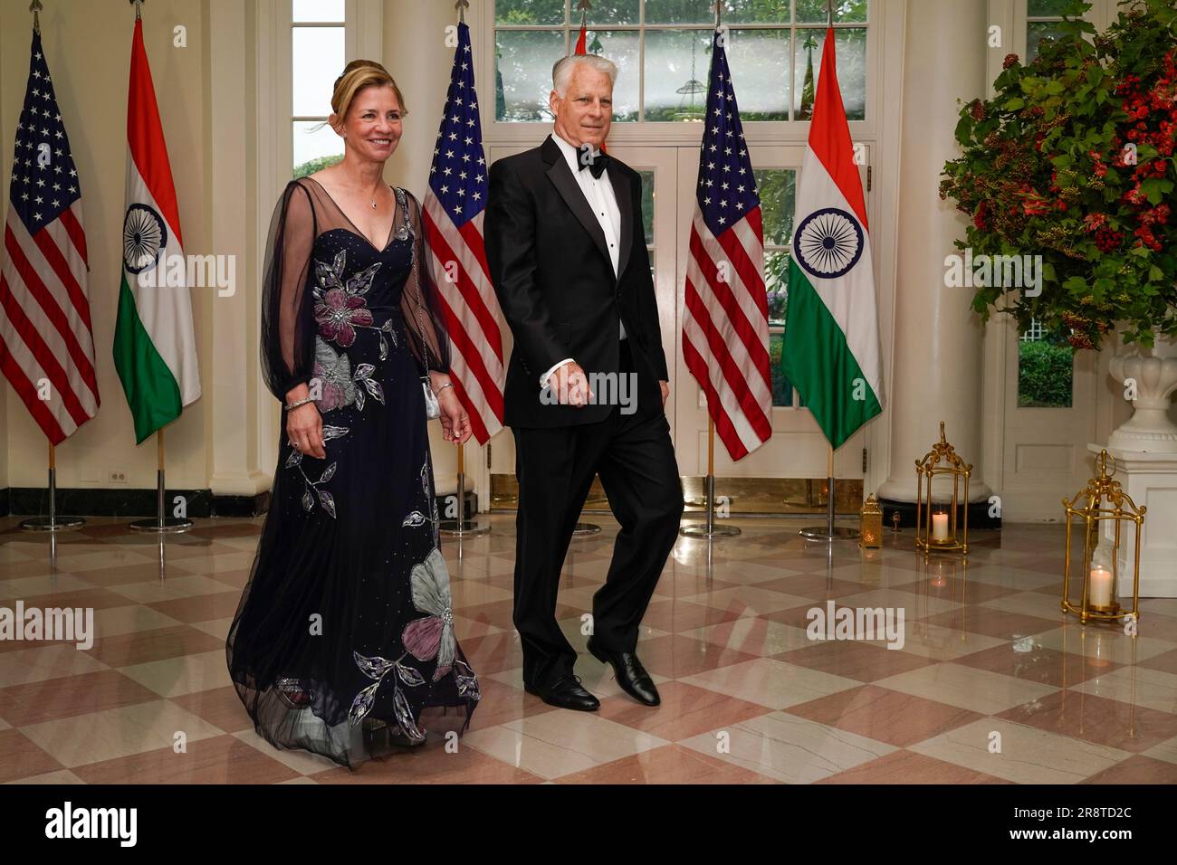 Tim Roemer and Sally Roemer arrive for the State Dinner with President ...