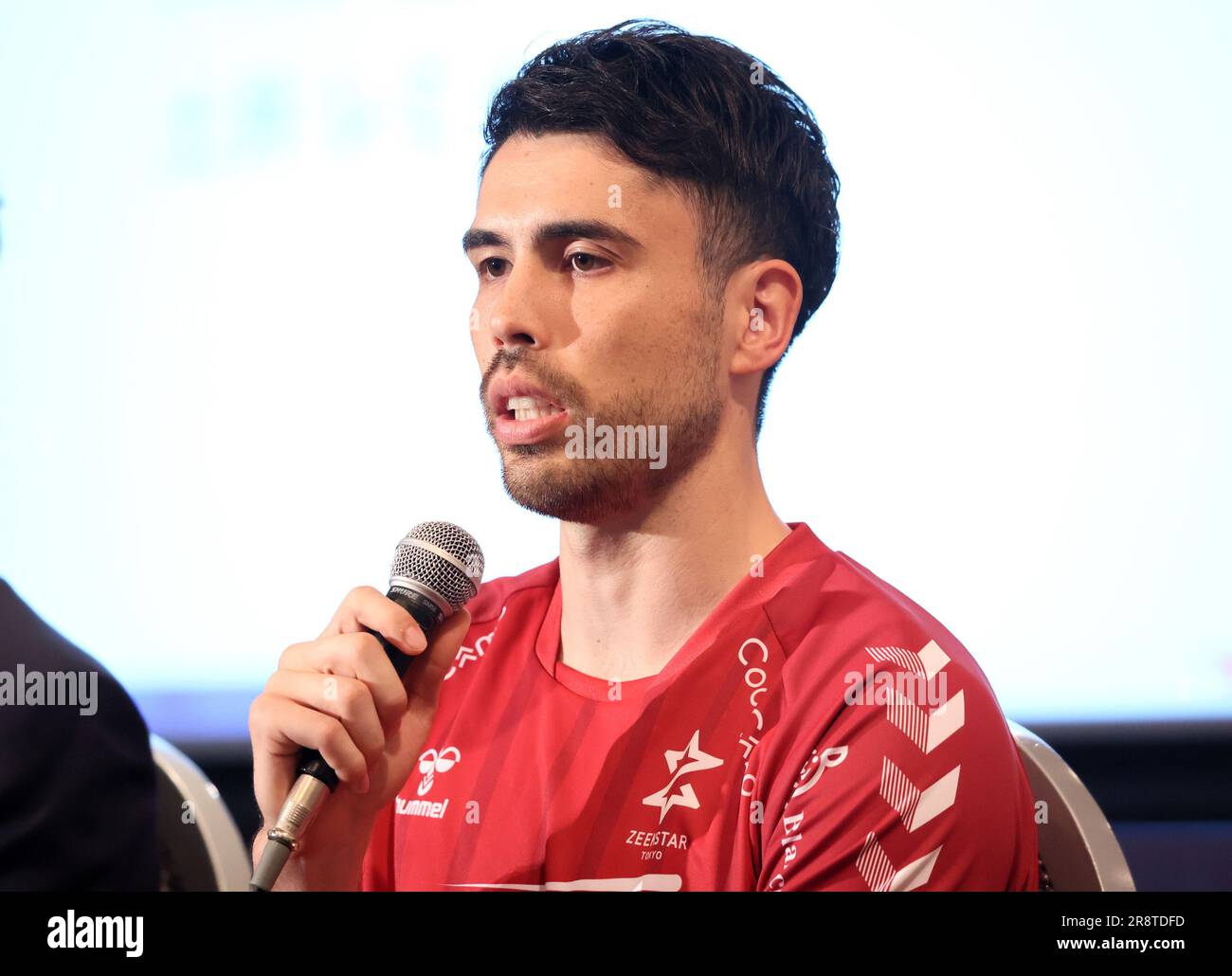 Tokyo, Japan. 22nd June, 2023. Japanese handball player Remi Anri Doi ...