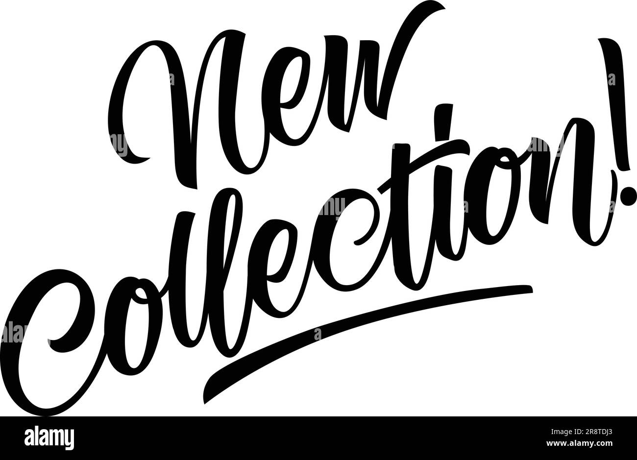 New Collection Calligraphic Lettering Stock Vector Image & Art - Alamy New Collection Calligraphic Lettering Stock Vector Image & Art - Alamy