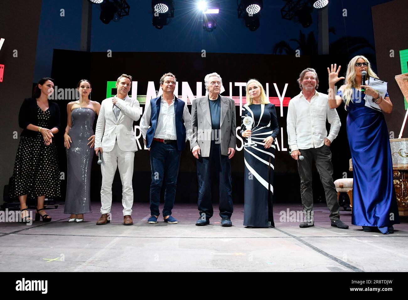 Chaff, Italy. 22nd June, 2023. Pula : Filming Italy Sardinia Festival ...