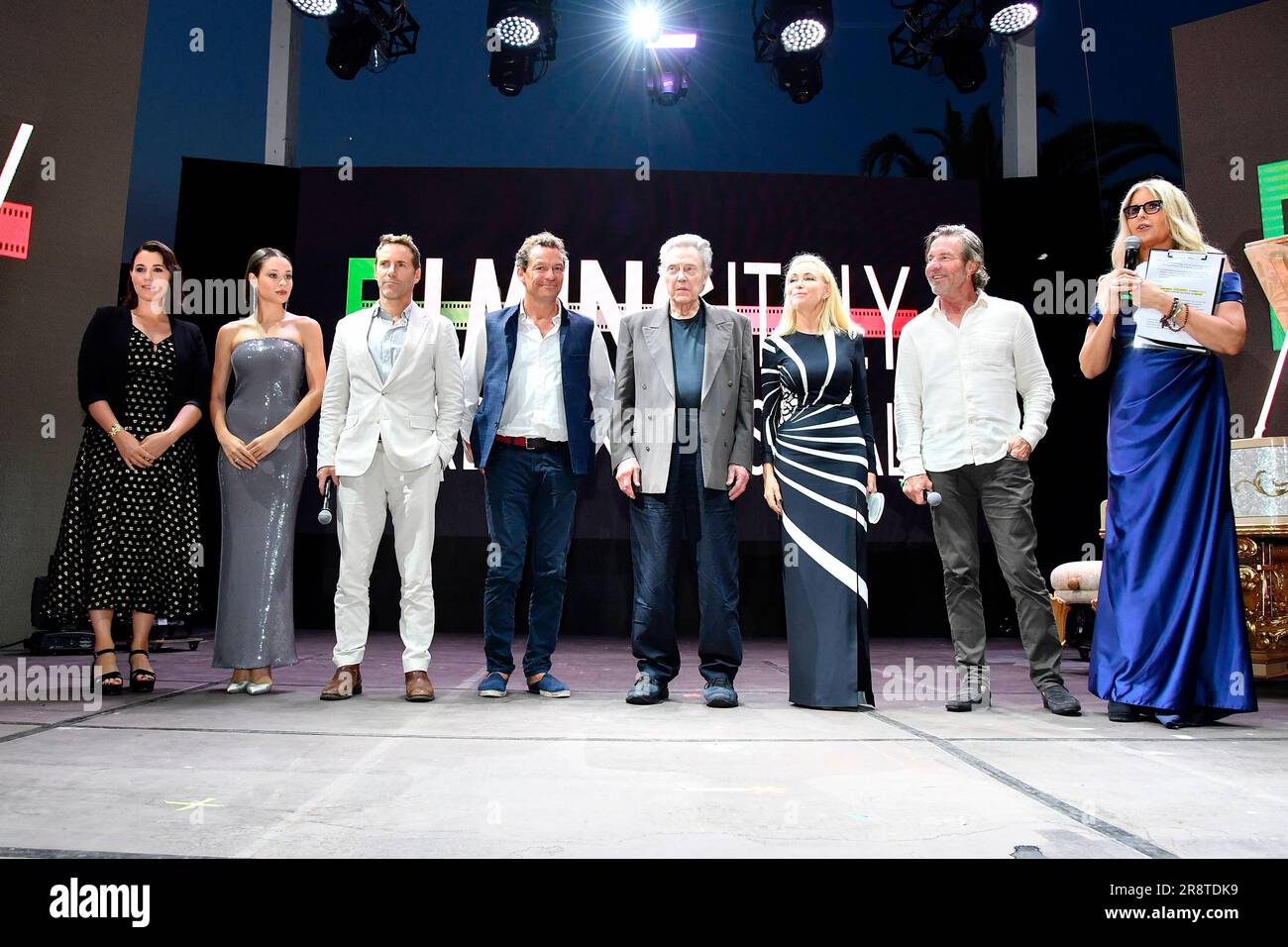 Chaff, Italy. 22nd June, 2023. Pula : Filming Italy Sardinia Festival ...