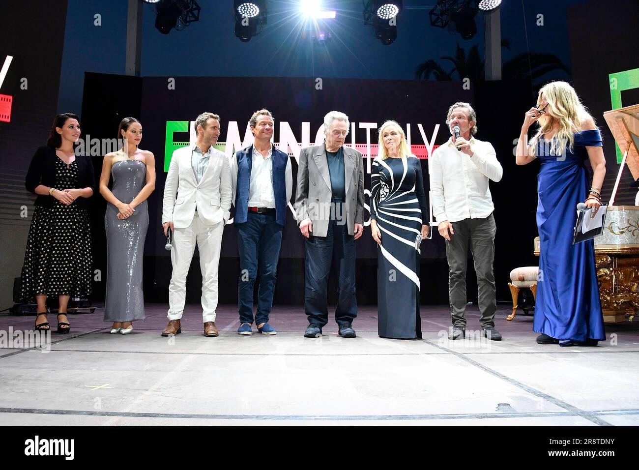 Chaff, Italy. 22nd June, 2023. Pula : Filming Italy Sardinia Festival ...