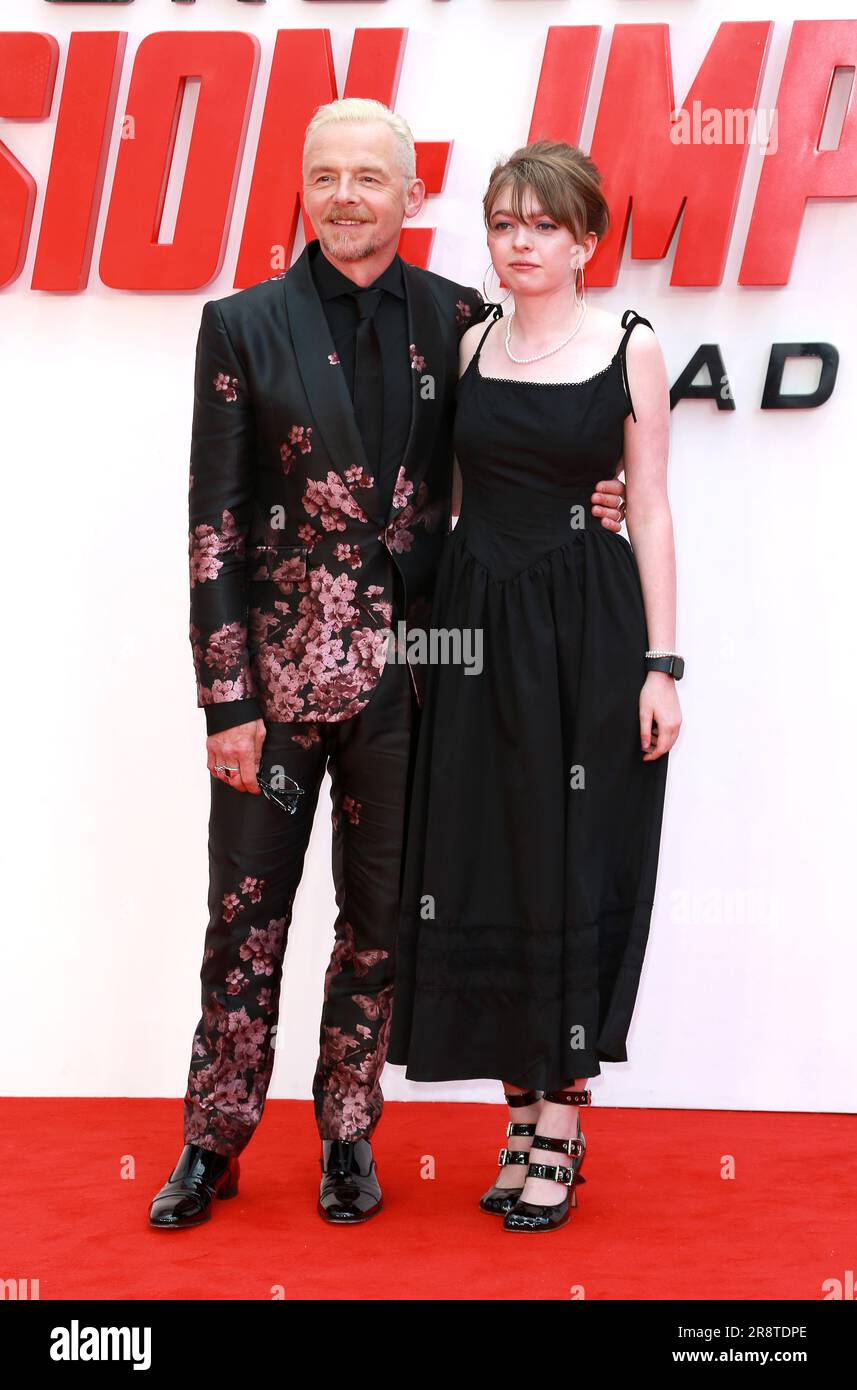 London, UK. 22nd June, 2023. Simon Pegg and Matilda Pegg attend the ...