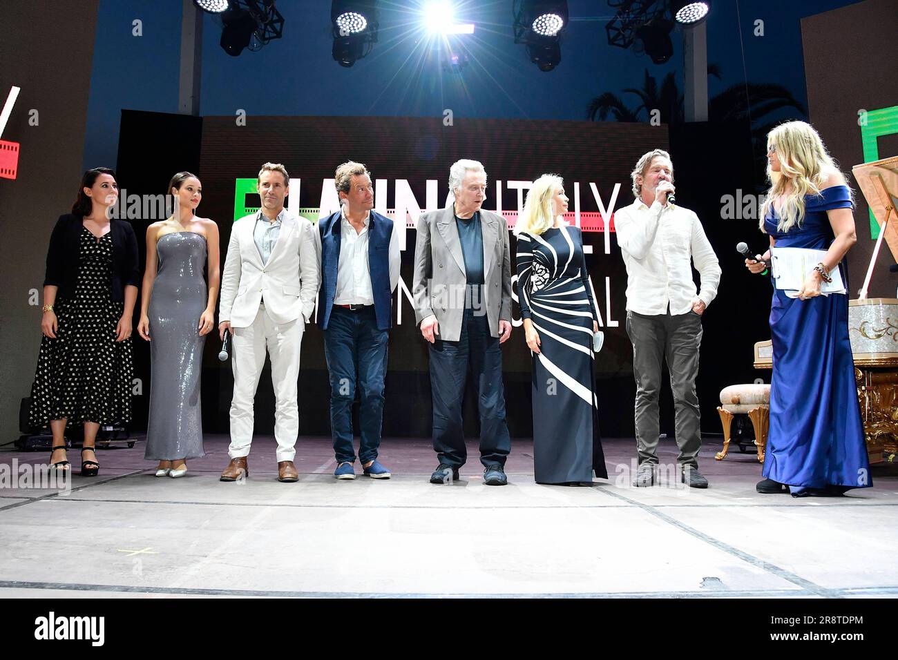 Chaff, Italy. 22nd June, 2023. Pula : Filming Italy Sardinia Festival ...