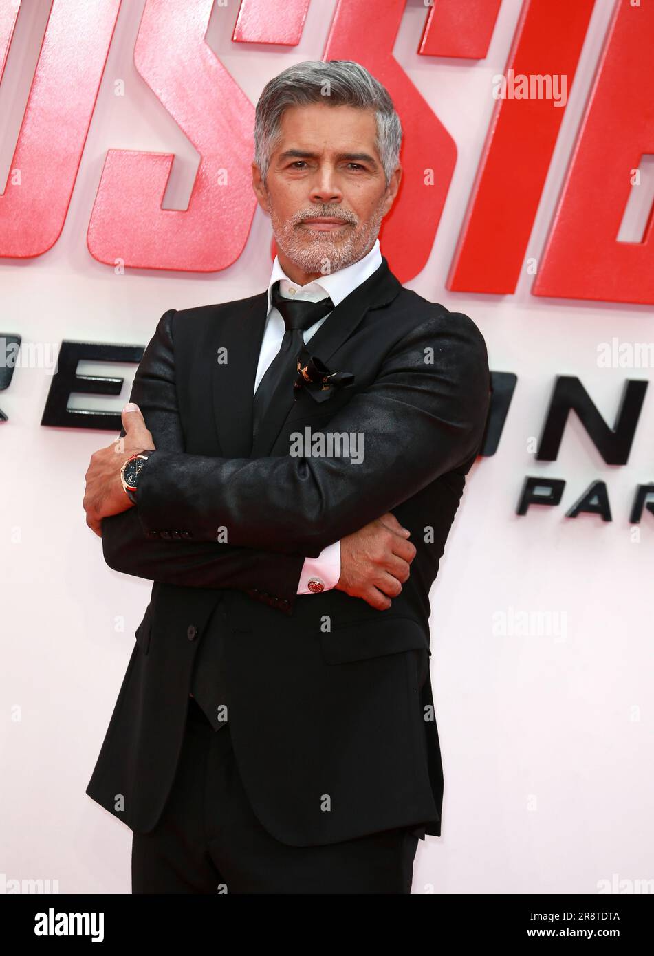 London, UK. 22nd June, 2023. Esai Morales attends the "Mission ...