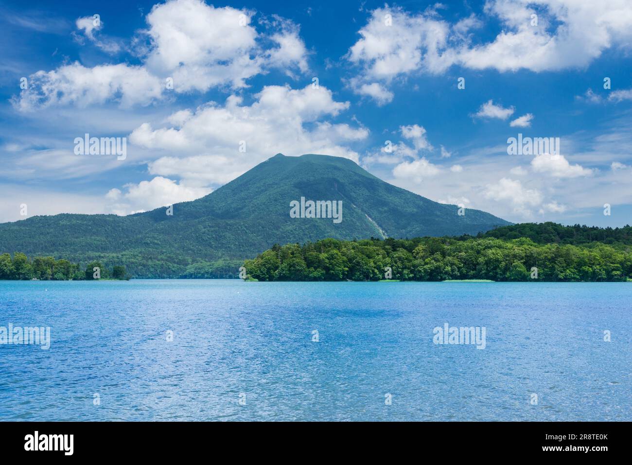 Lake Akan in Summer Stock Photo - Alamy