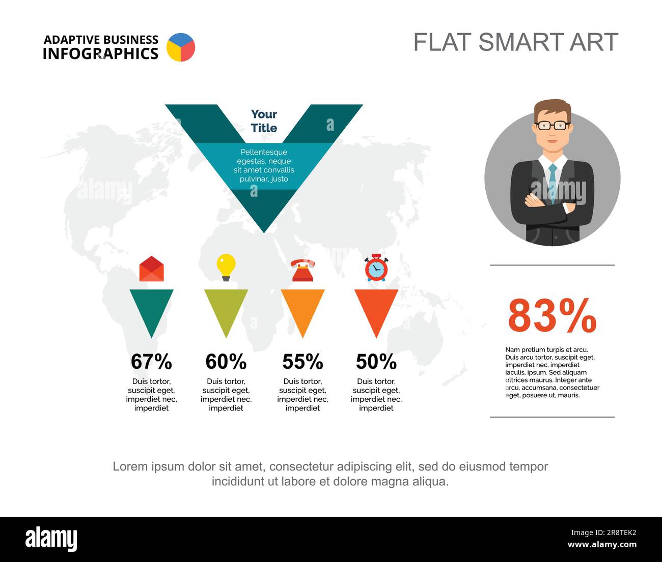 Four Options Effectiveness Slide Template Stock Vector Image & Art - Alamy