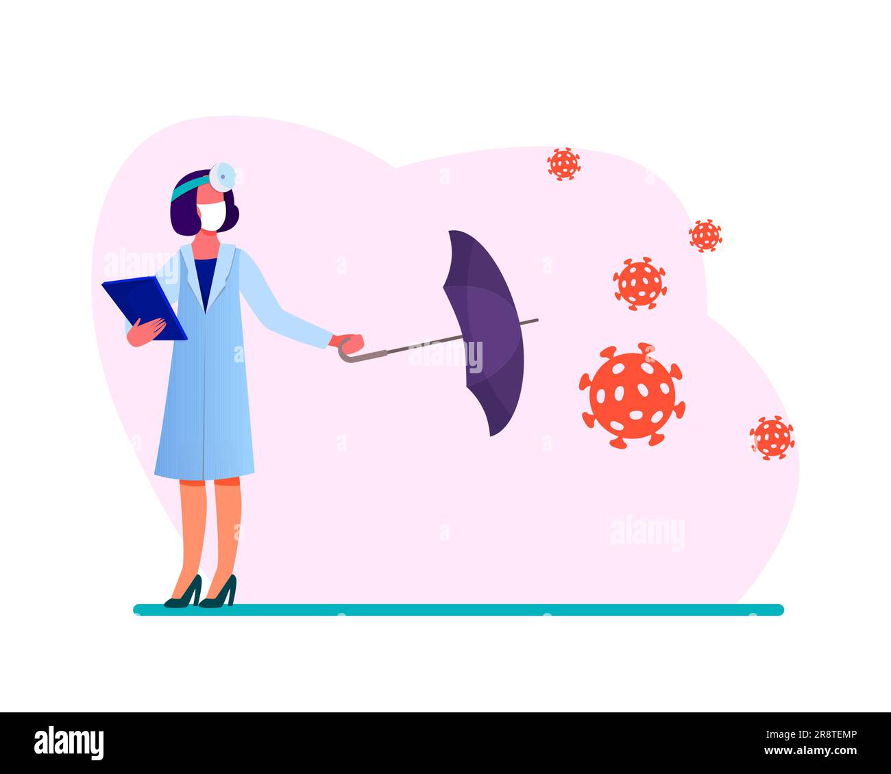 Nurse protecting from viruses hi-res stock photography and images - Alamy