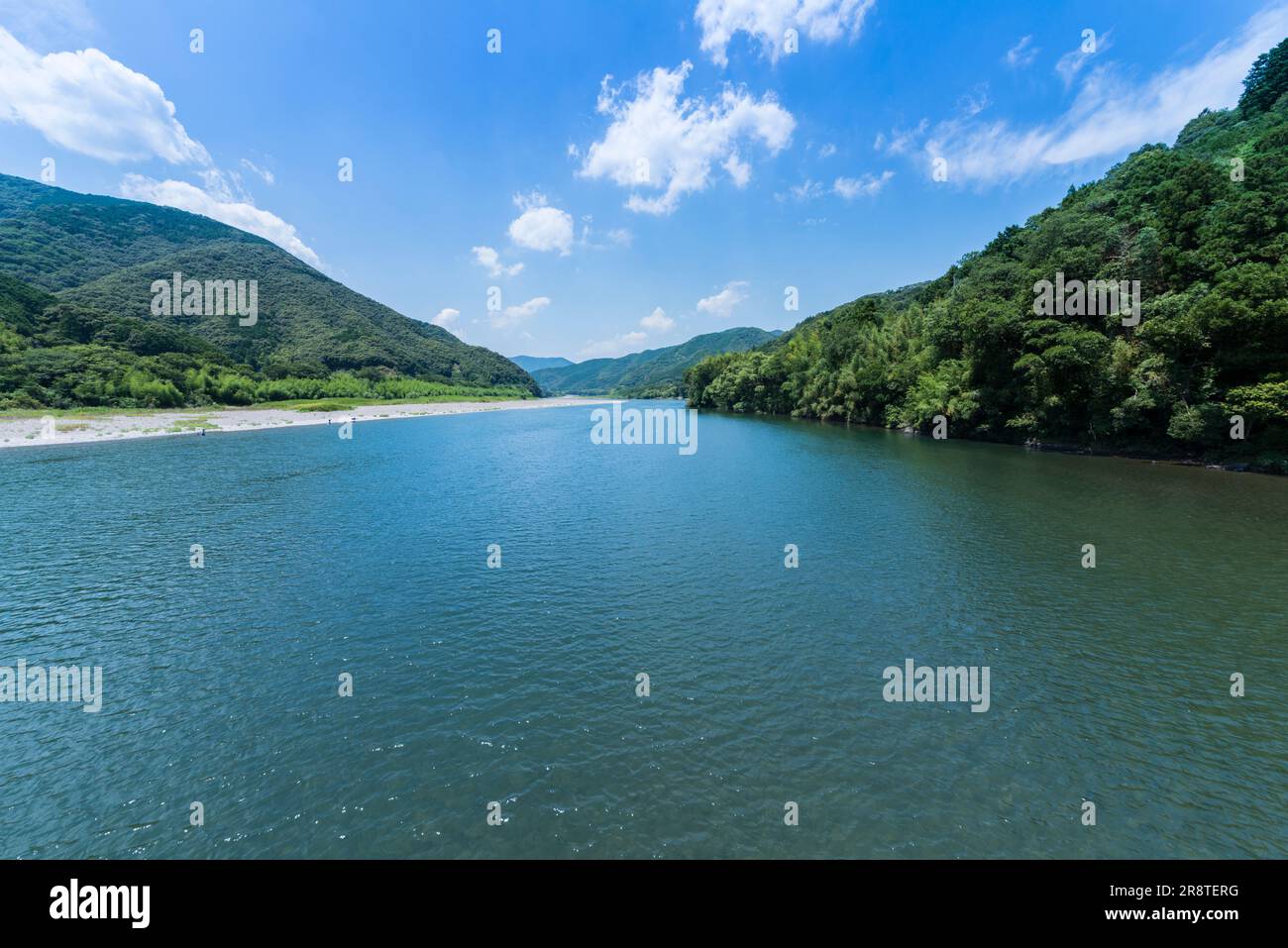 Shimanto river during summer Stock Photo - Alamy