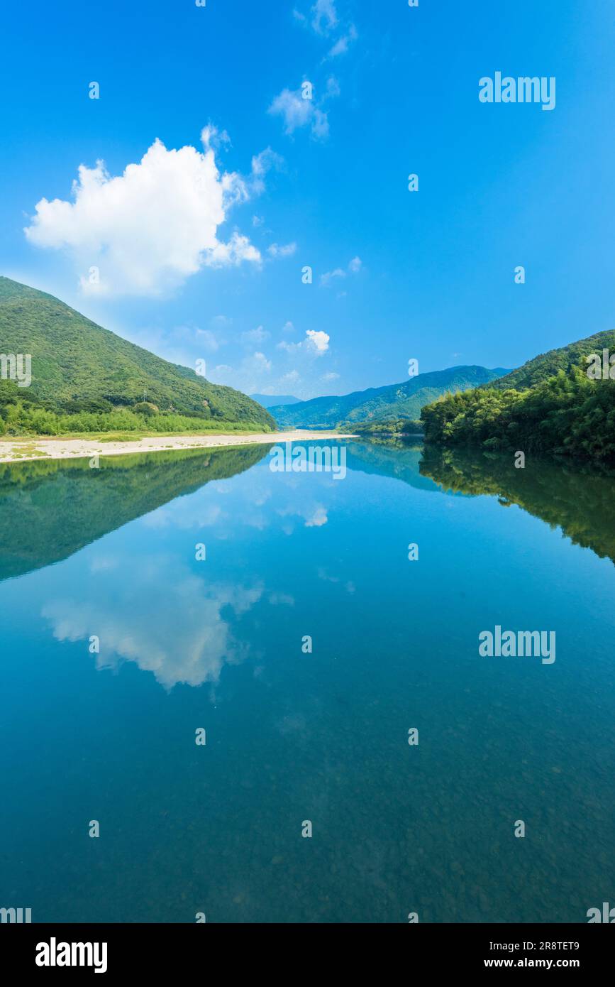 Shimanto river during summer Stock Photo - Alamy
