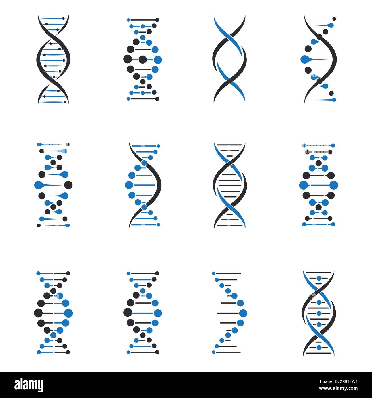 DNA molecule set Stock Vector Image & Art - Alamy