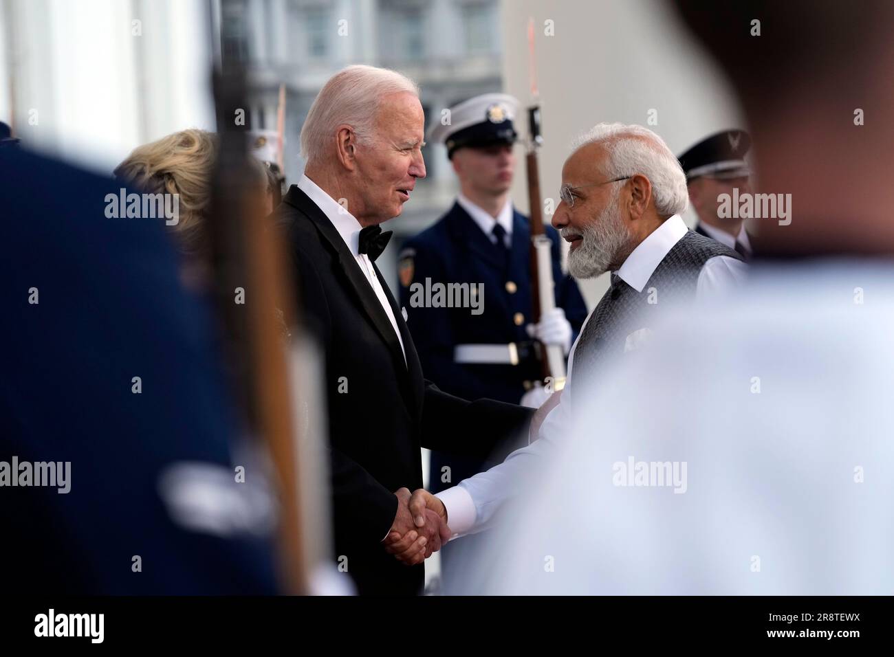 President Joe Biden and first lady Jill Biden welcome India's Prime ...