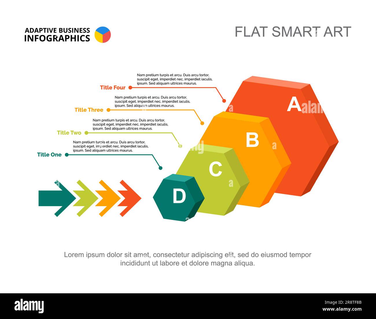 Four hexagon infographic design Stock Vector Image & Art - Alamy