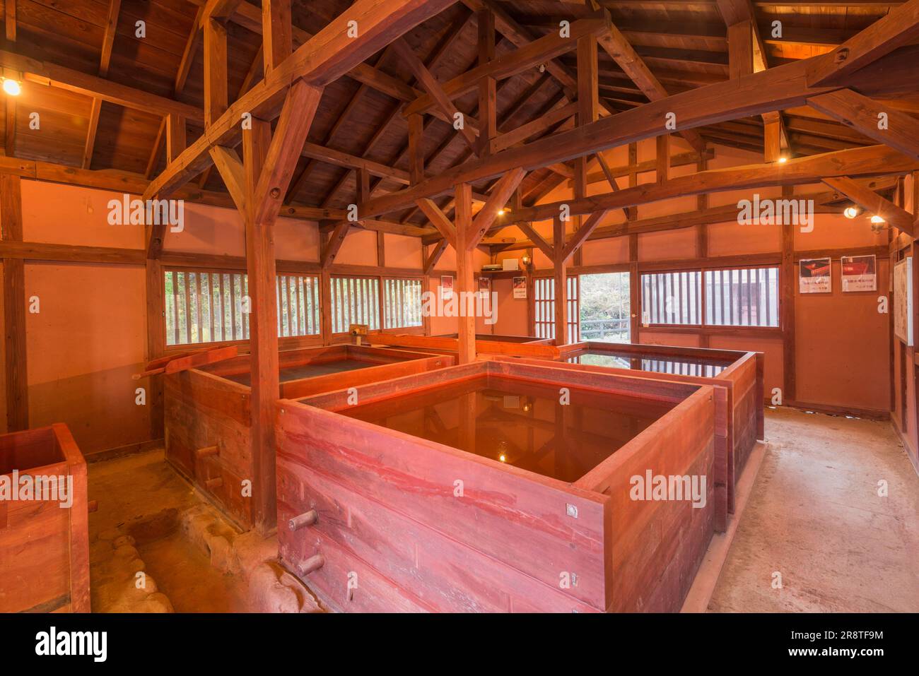 Inside of Bengara Museum in Fukiyafurusato willage Stock Photo - Alamy