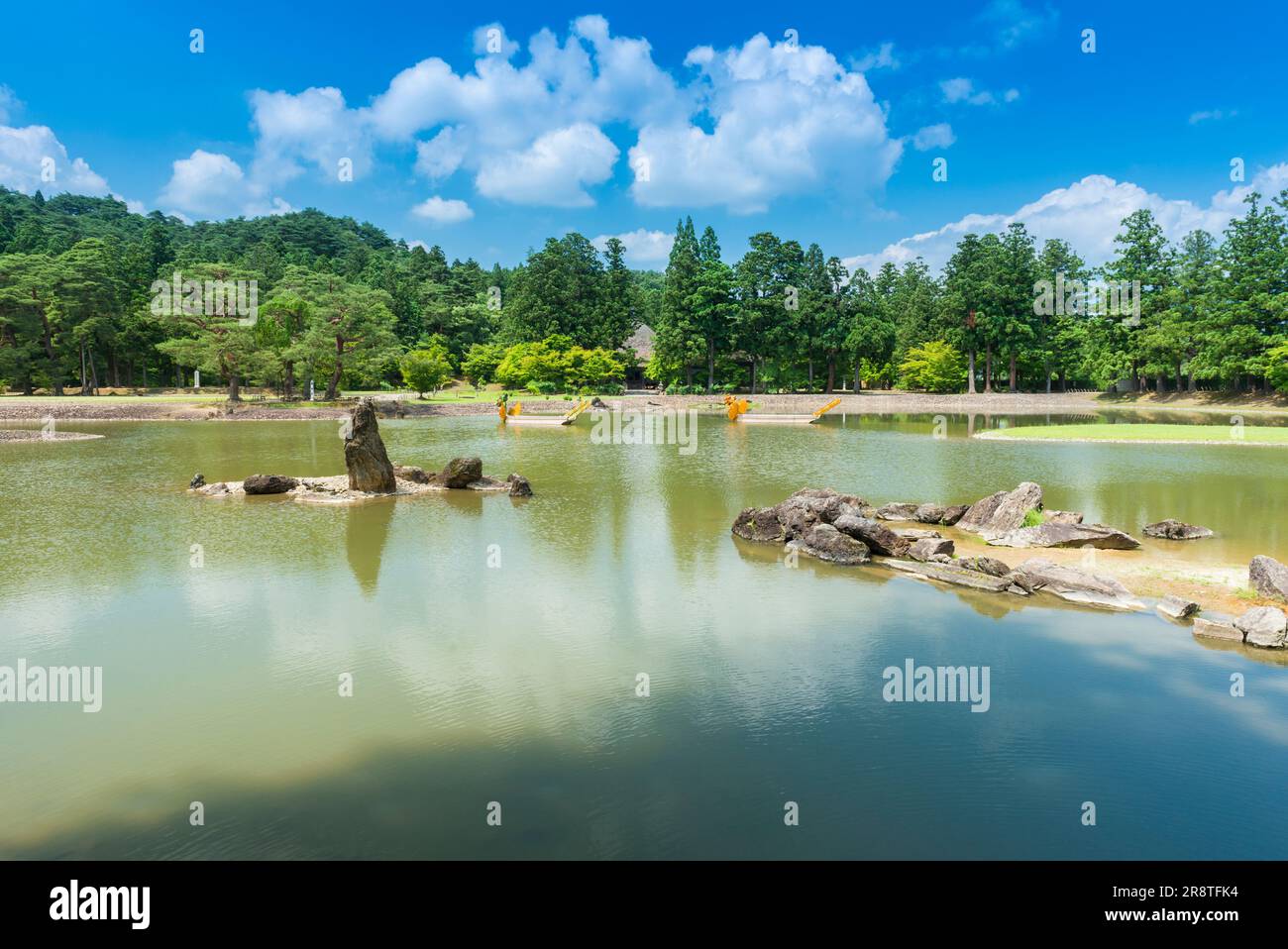 Pure land pond garden hi-res stock photography and images - Alamy
