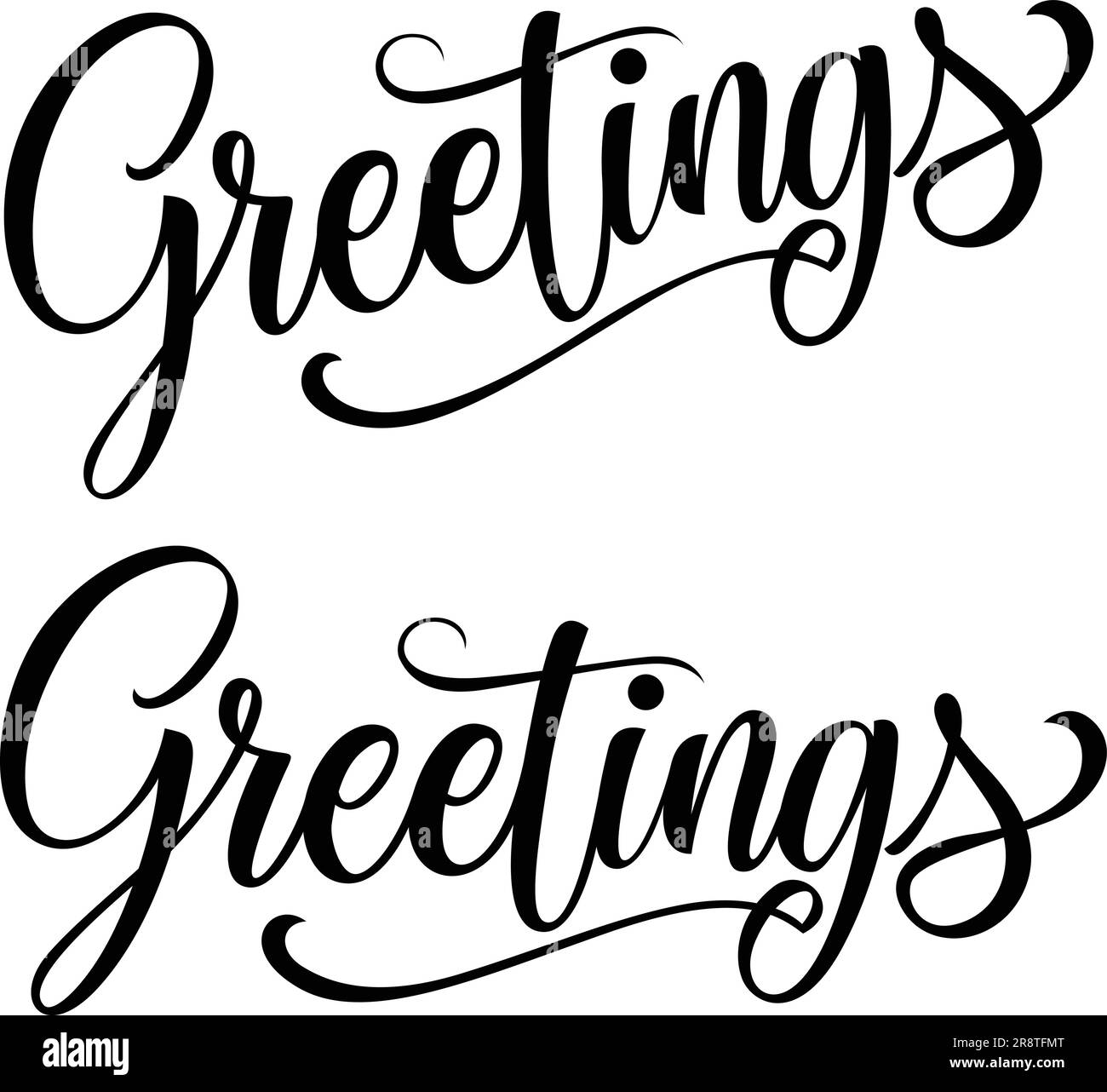 Seasonal greetings card Black and White Stock Photos & Images - Alamy