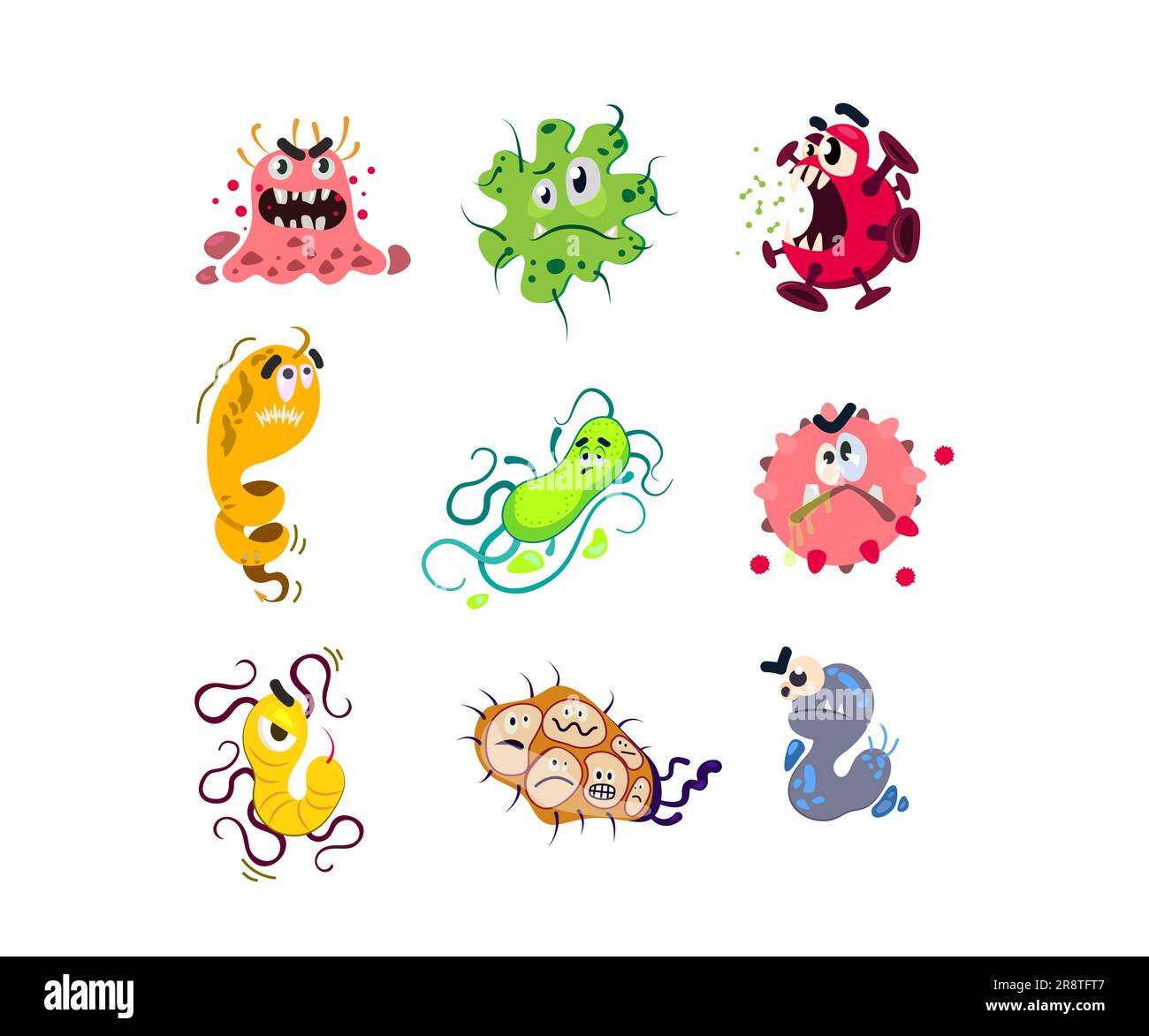 Germ cartoon hi-res stock photography and images - Alamy