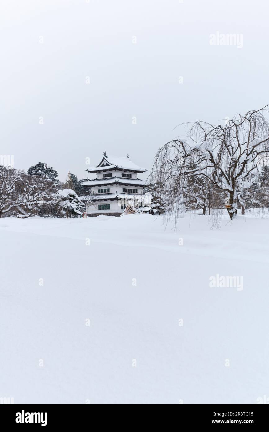 Hirosaki castle winter hi-res stock photography and images - Alamy
